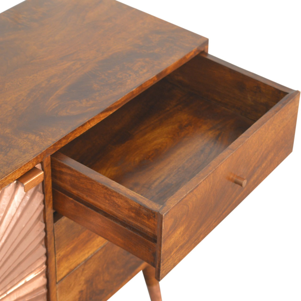 Manila Dark Mango Wood Copper Sideboard | Tropikala
