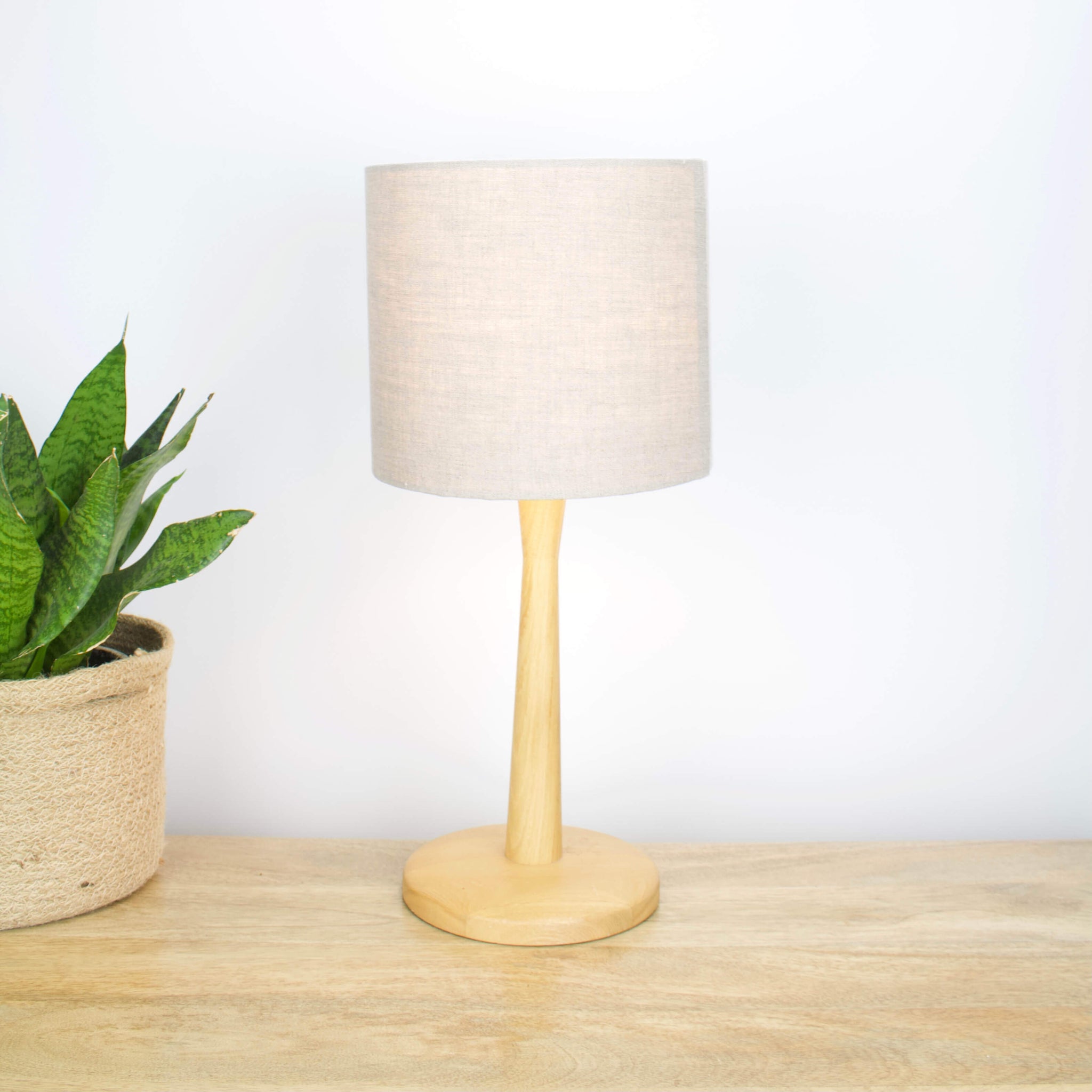 Natural Linen Lamp Shade | Natural Linen Light Shade | Tropikala