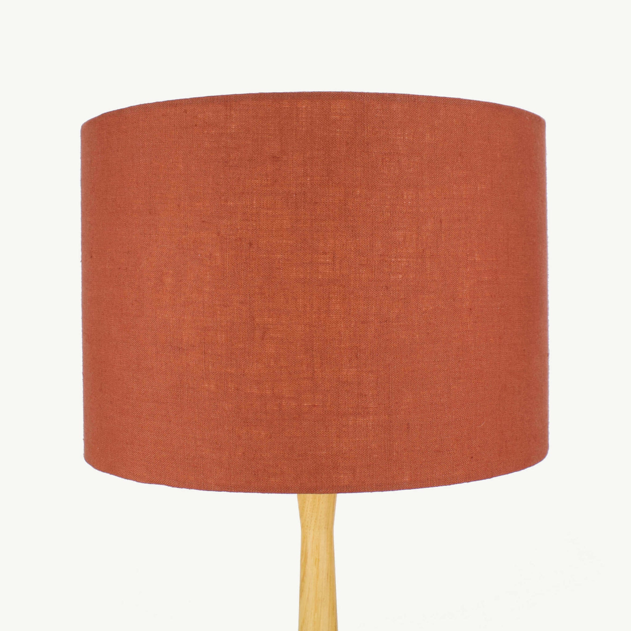 Terracotta Lamp Shade in Earthy Linen Fabric | Tropikala